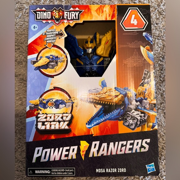Power Ranger | Toys | Power Ranger Dino Fury Mosa Razor Zord Toy Blue ...